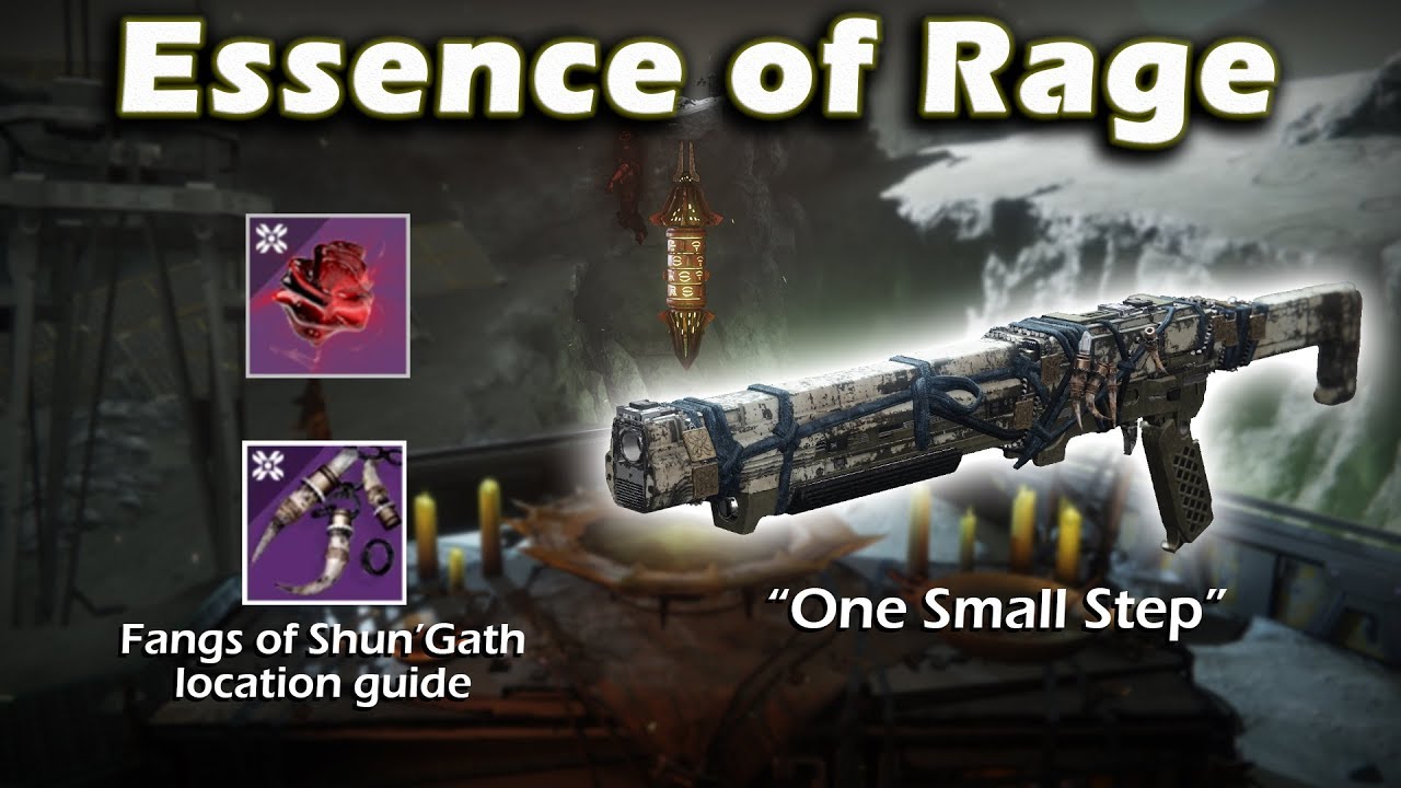 Destiny 2 Shadowkeep - Essence of Rage - Fangs of Shun'Gath Location ...