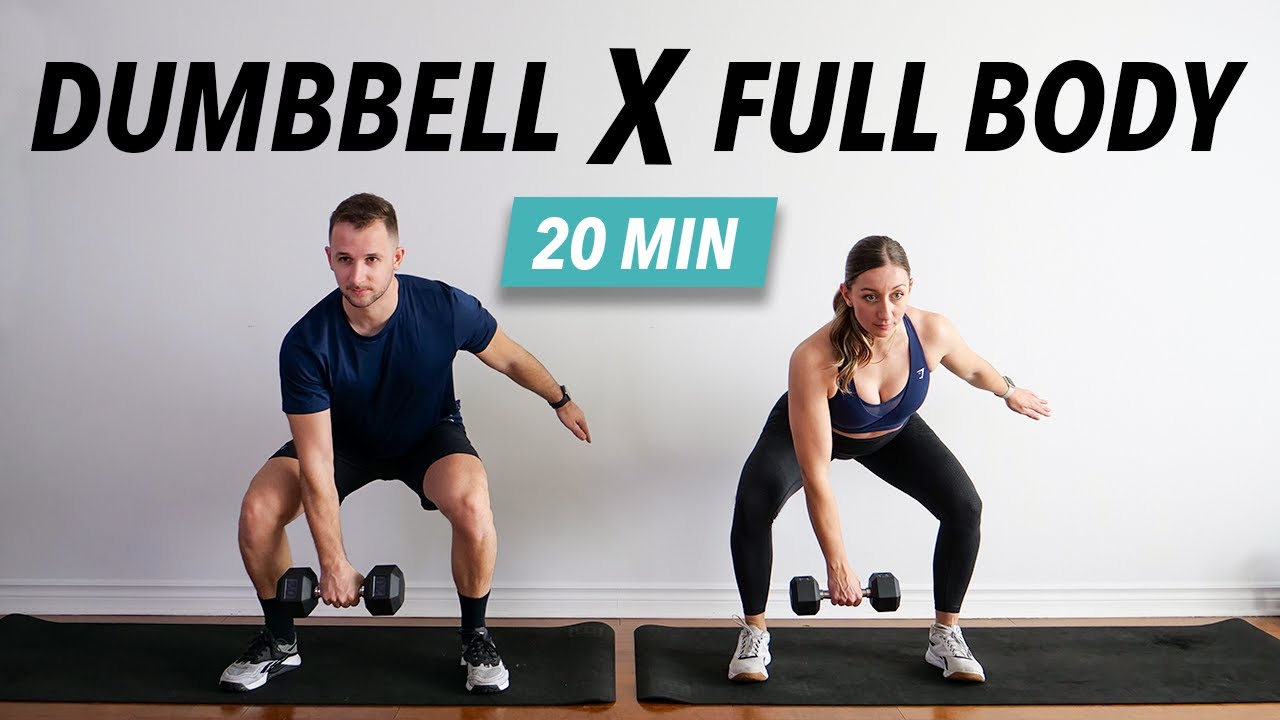 20 Min FULL BODY DUMBBELL WORKOUT at Home [NO REPEAT] - YouTube