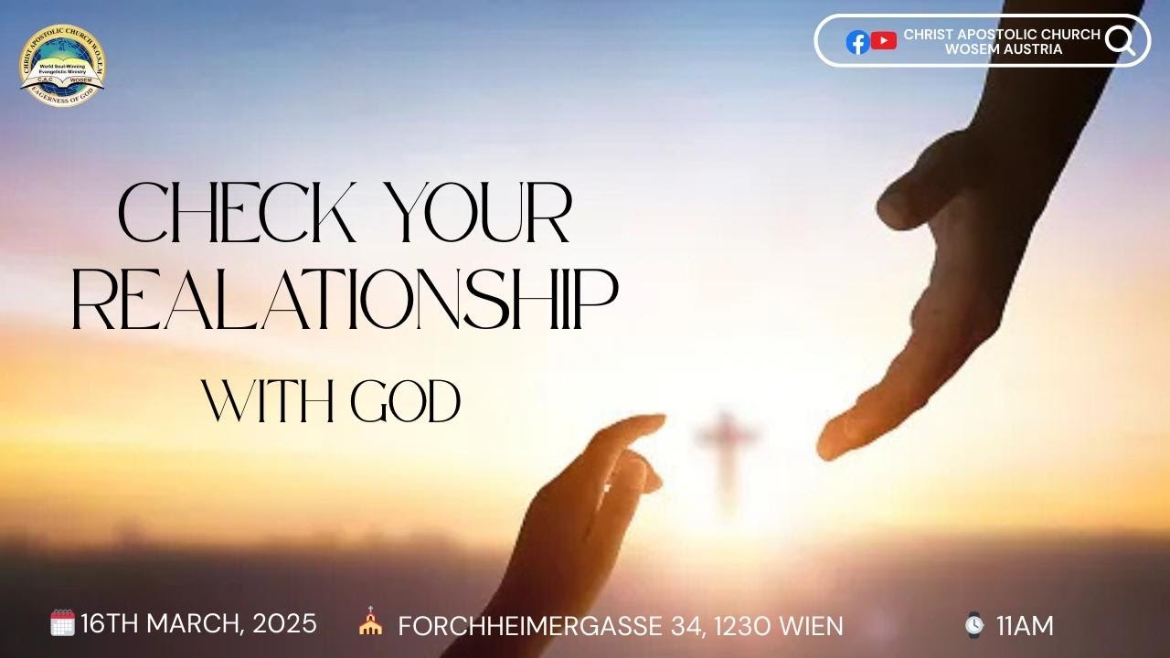 CAC WOSEM (VIENNA) AUSTRIA Welcome To Sunday School | Sunday Service 16 ...