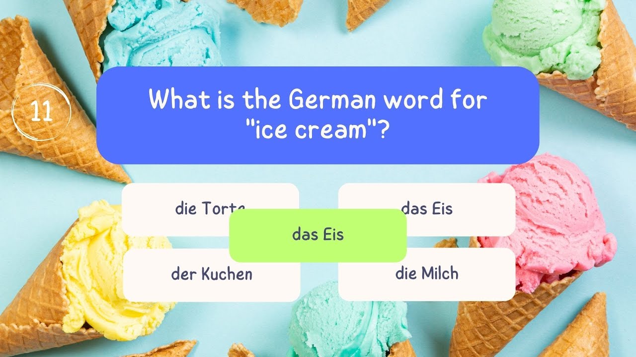 German Food Vocab Quiz - Can You Pass This Delicious Challenge? - YouTube