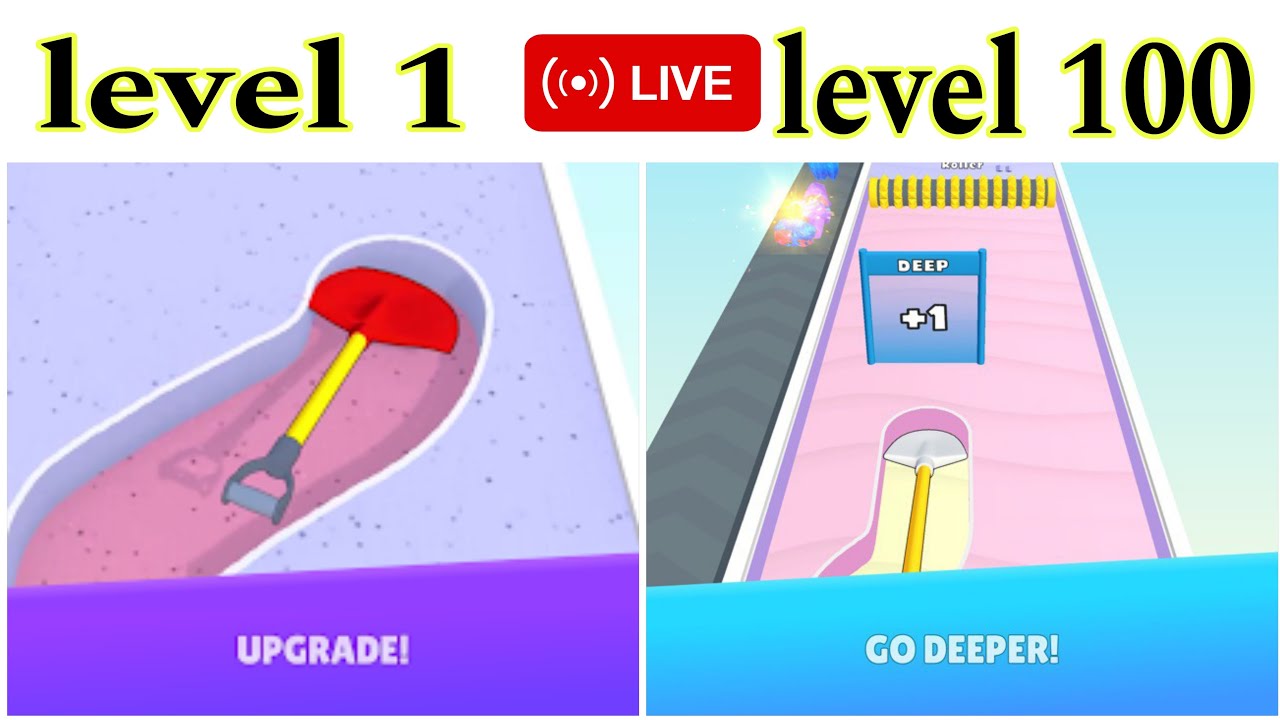 Shovel Run 3D Watch Now Live Stream Game Play - YouTube