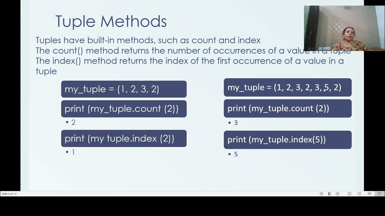 Tuples and its operations in Python - YouTube