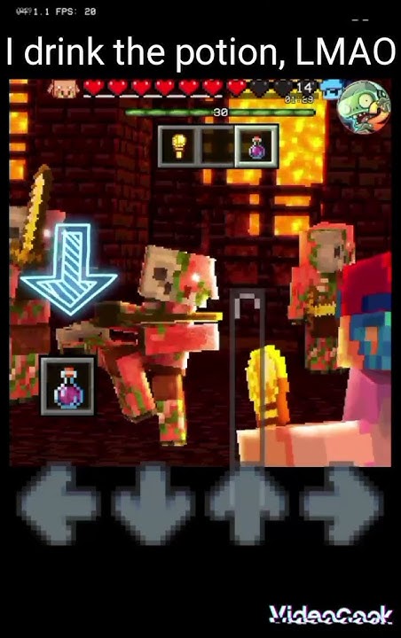 What happens if you drink this potion in FNF MOB MOD - YouTube