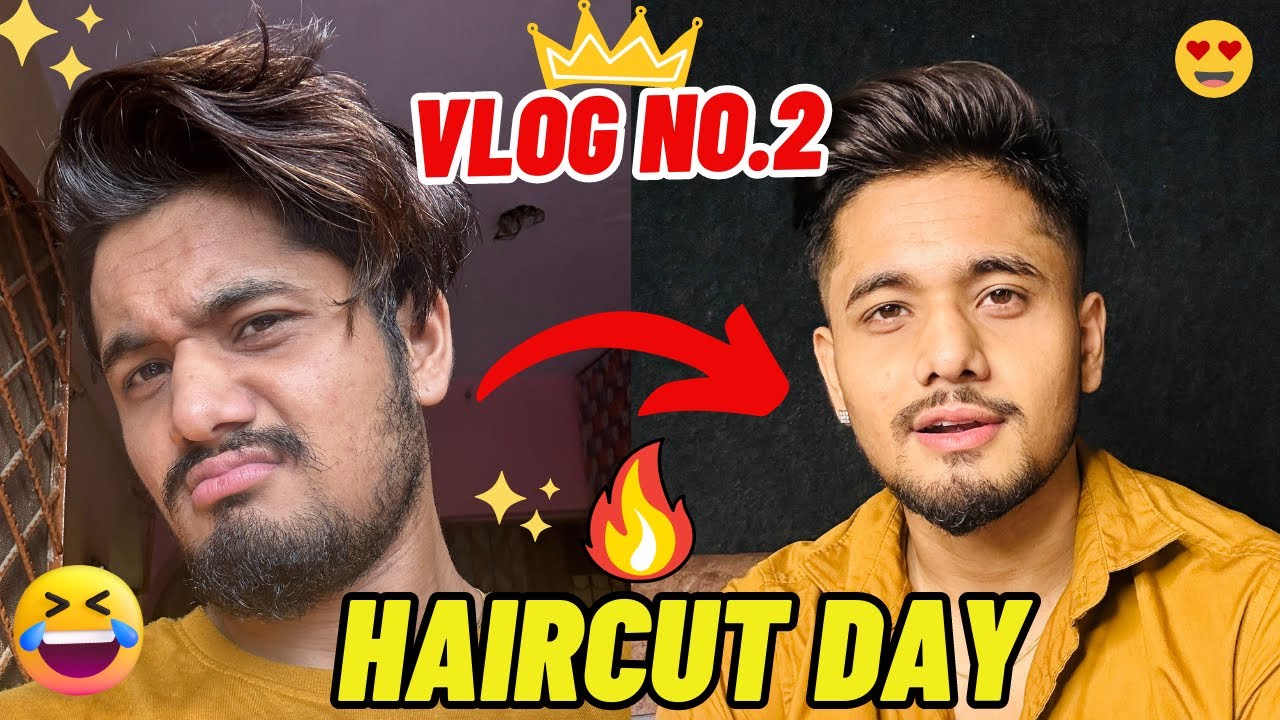 HAIRCUT DAY Before After 🔥 | VLOG-02 - YouTube