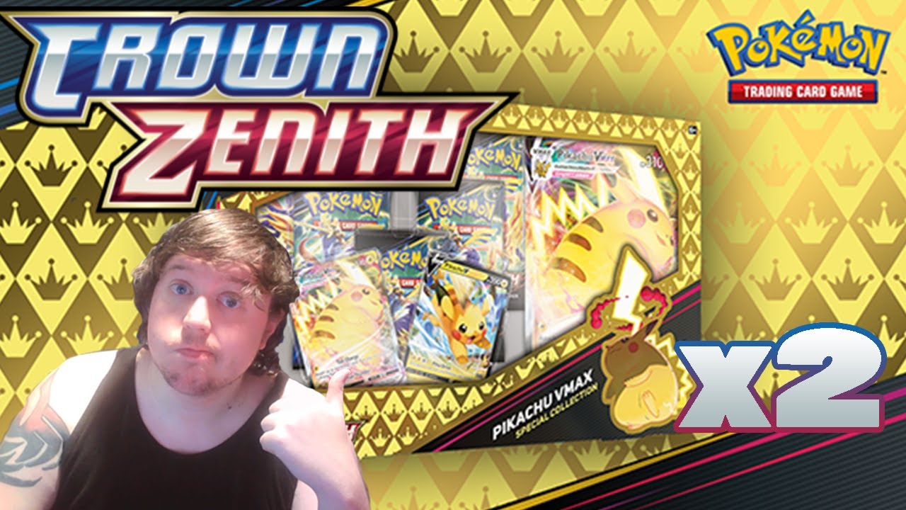 Opening TWO Pikachu Crown Zenith TCG Boxes! - YouTube