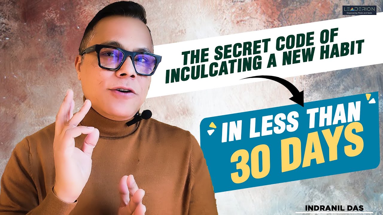 Inculcate New Habits in less than 30 days - YouTube
