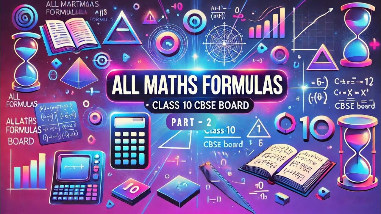 Part 2 | Full Maths Important Formula With Concept For Class 10th ...