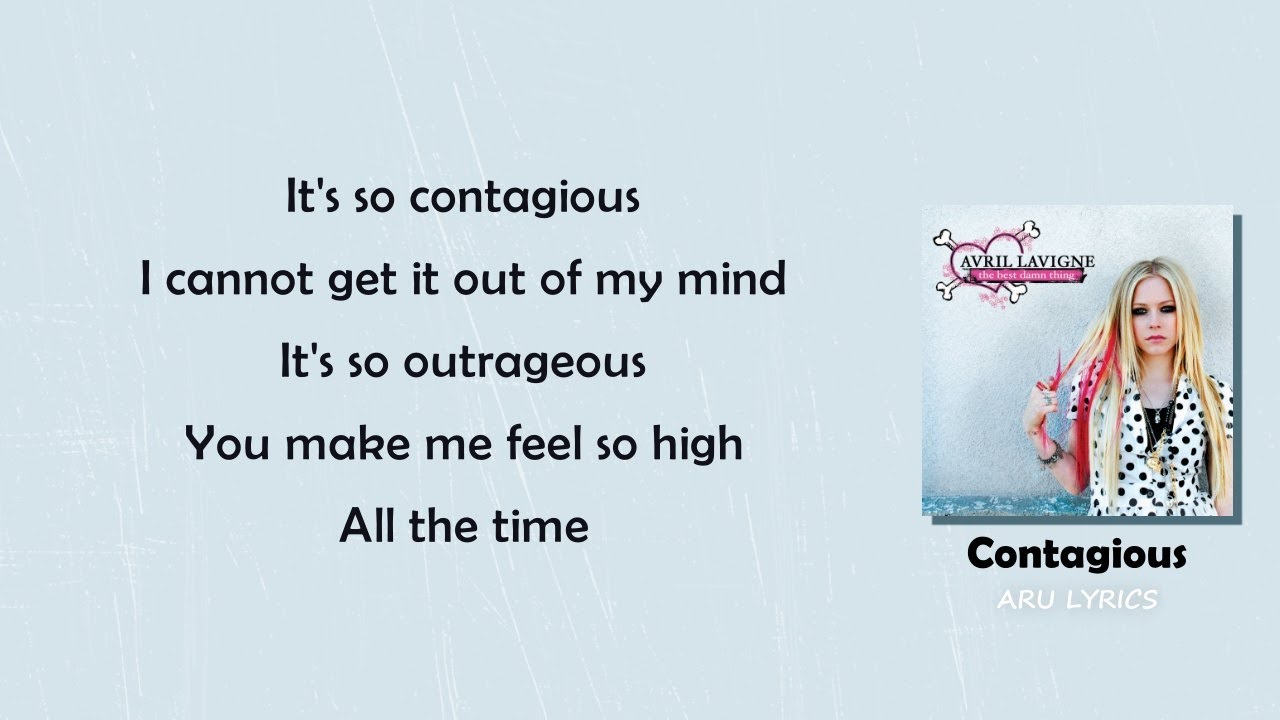 Avril Lavigne - Contagious (Lyric Video) - YouTube