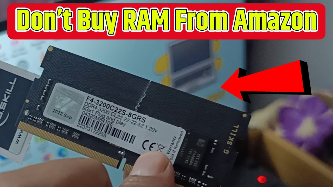 Amazon Froud Broken RAM Delivered #amazon #onlineshopping - YouTube
