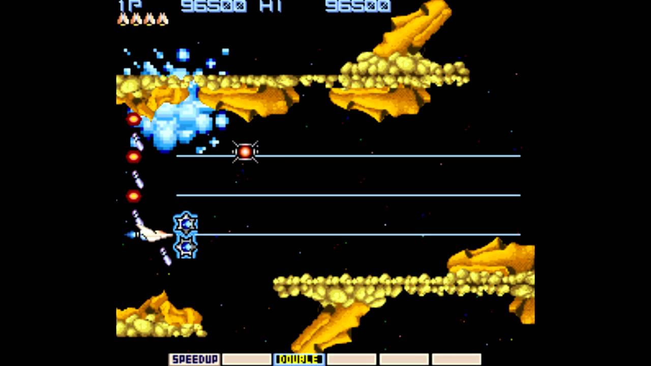 Shachinobu - Gradius - Blank Mask / Moai / Stage 3 - YouTube