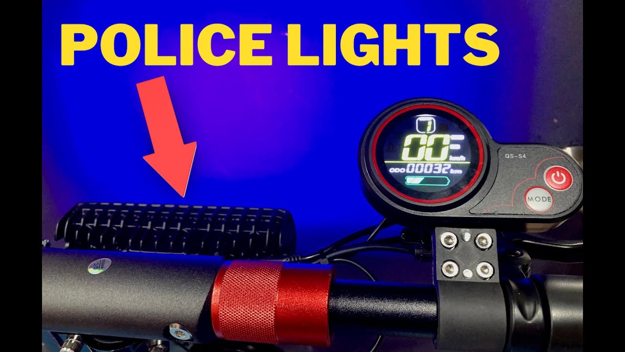 Police strobe lights using ZERO LCD with 12V - YouTube