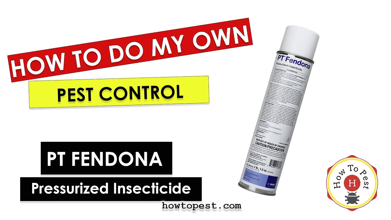 How To Do My Own Pest Control - PT Fendona Pressurized Insecticide ...