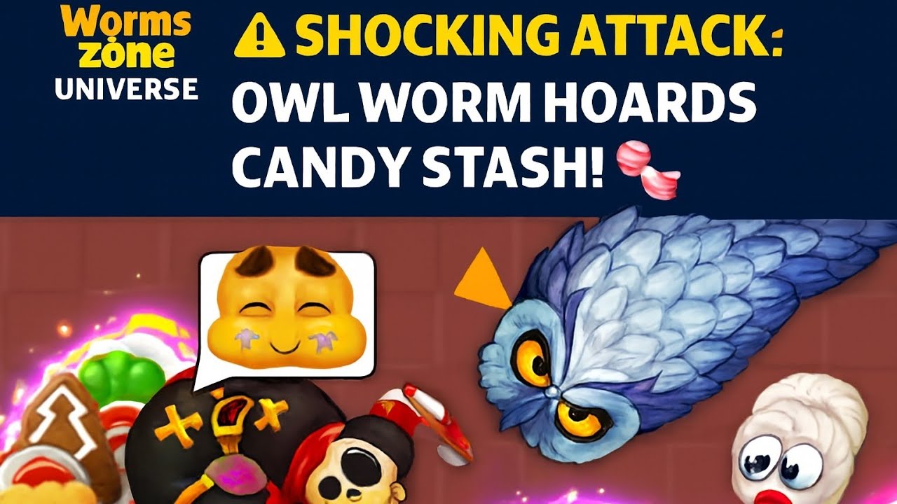 ⚠️ SHOCKING ATTACK: OWL WORM HOARDS CANDY STASH! 🍬 - YouTube
