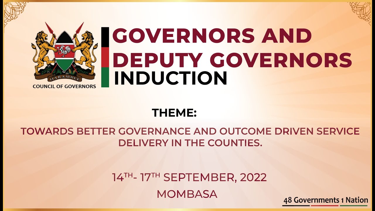 Governor & Deputy Governors Induction - Closing Ceremony - YouTube