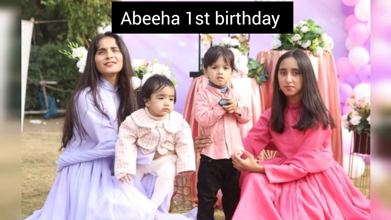 Abeeha turn 1st🎊🎂|VLOG#31 #viral #youtube - YouTube