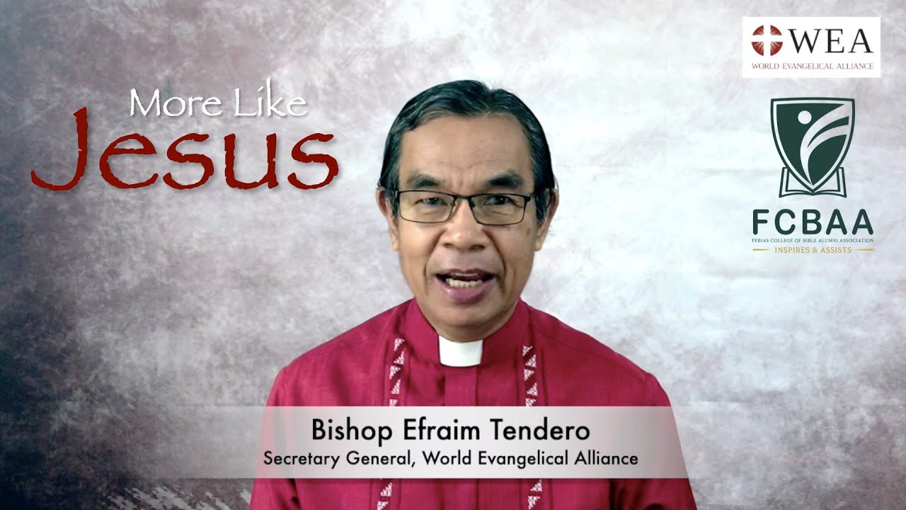 More Like Jesus - Bishop Efraim Tendero - YouTube