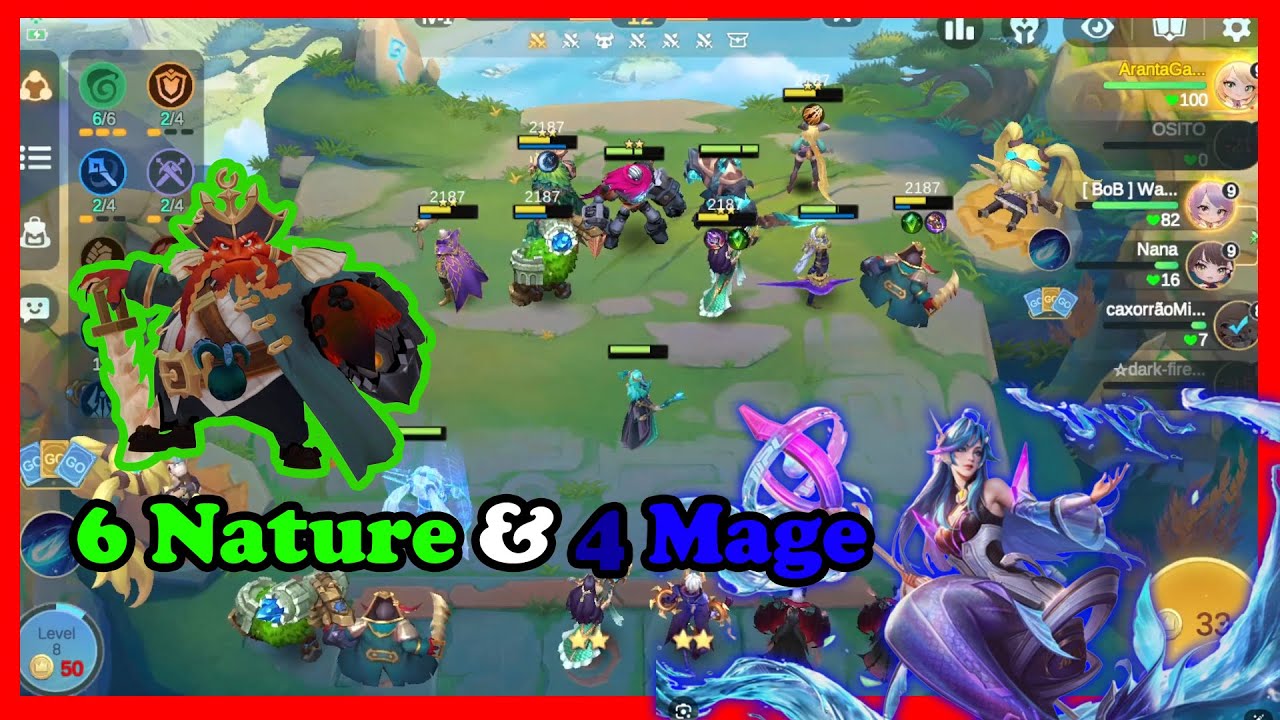 EMANG PARAH!! : Combo 6 Nature Spirit & 4 Mage - Magic Chess Gogo - YouTube