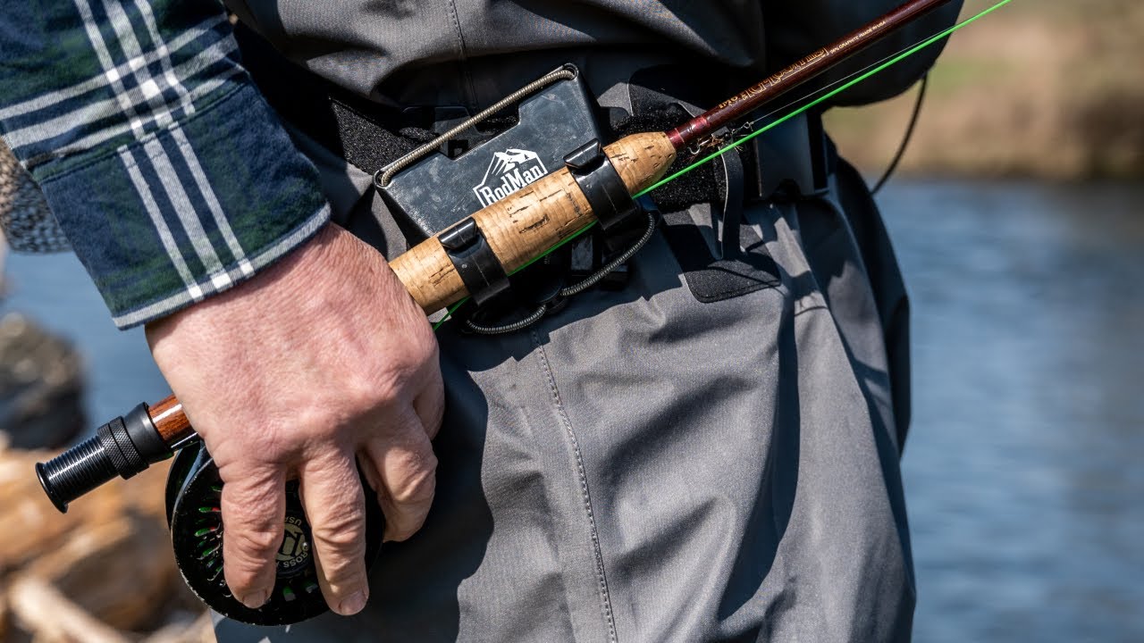 Meet RodMan .. The Best Fly Fishing Rod Holder - YouTube