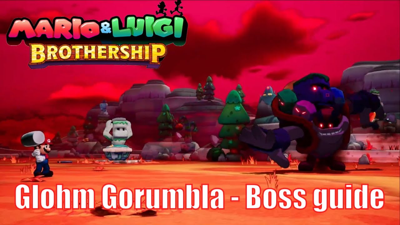 Glohm Gorumbla Boss Fight - Rumbla Island Guide | Mario & Luigi ...