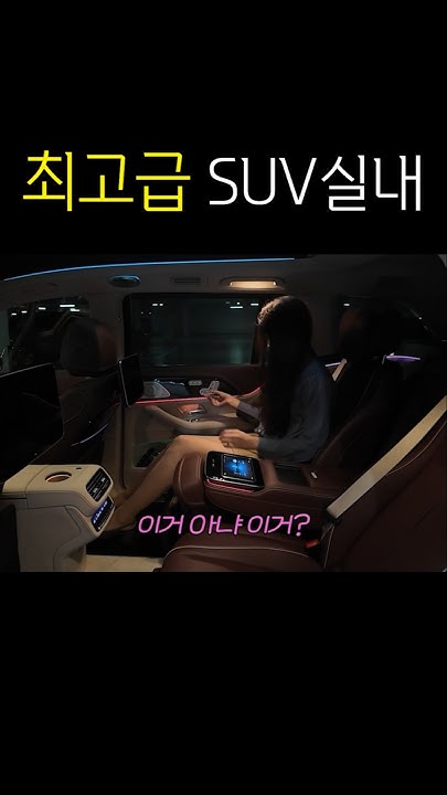 SUV 고급 가죽을 만져본 와이프 반응 - YouTube
