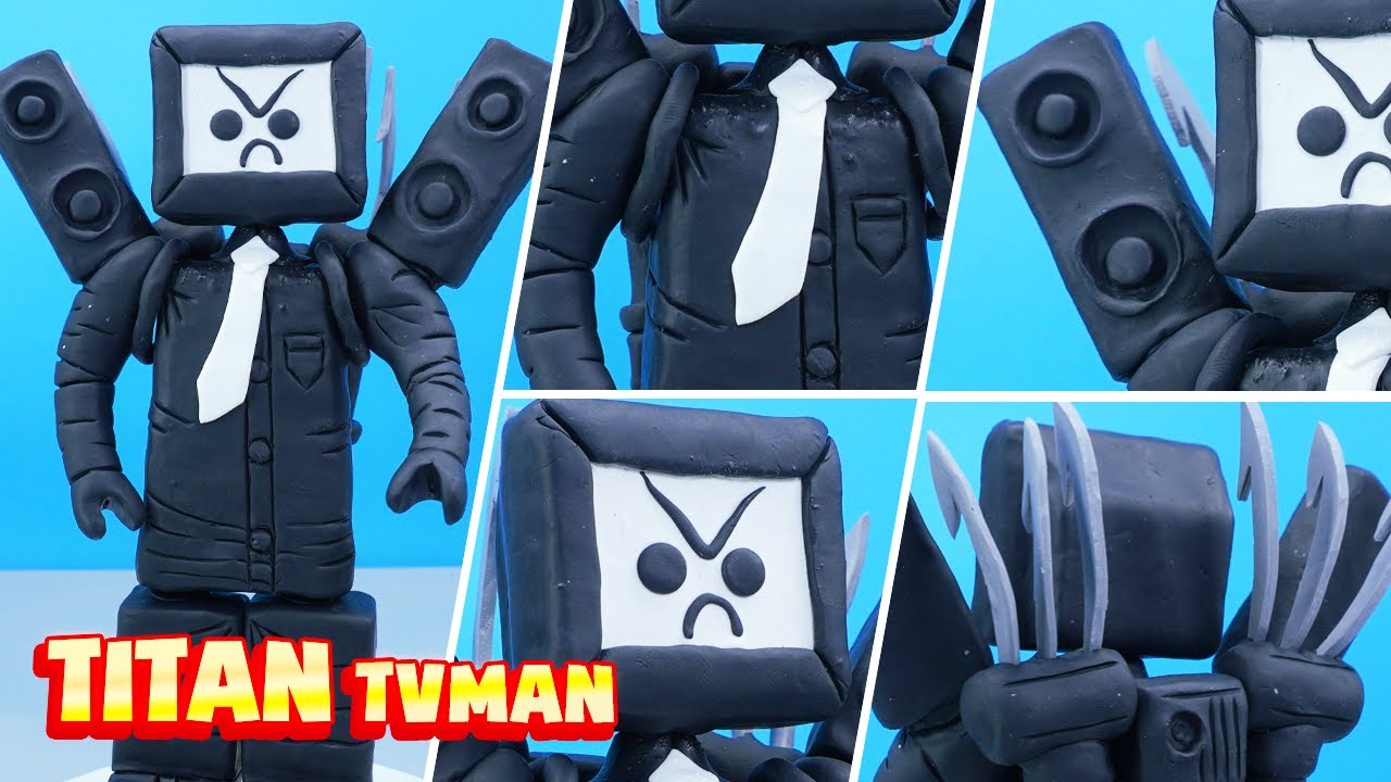 TITAN TV Man fusion TITAN Speakerman !? Skibidi Toilet Universe Clay Making TITAN TVSPEAKERMAN ...