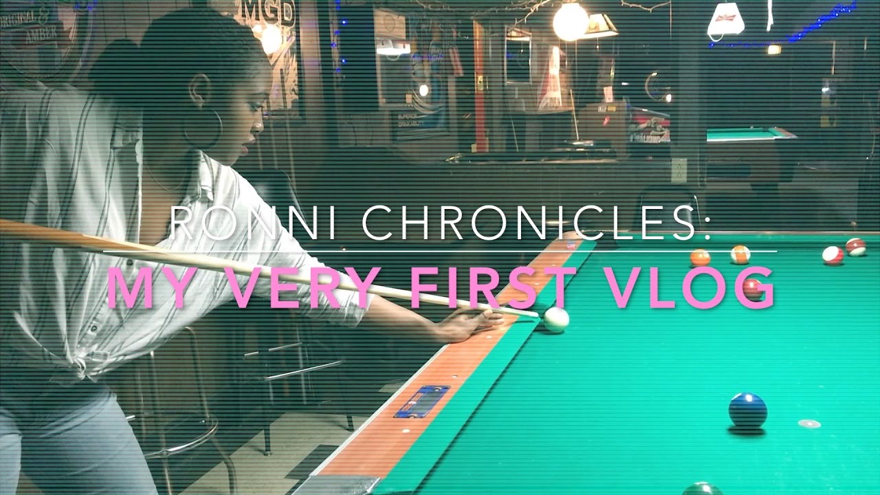 My First Vlog: Hennessy and Pool| Ronni Chronicles - YouTube
