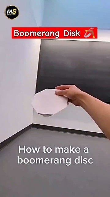 how to make boomerang disk 🪃 #shorts #disk #papercrafts #craft # ...