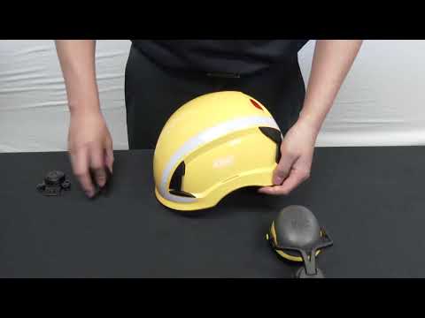 Attaching P3E Adapter | 3M™ SecureFit™ Safety Helmet X5000 - YouTube