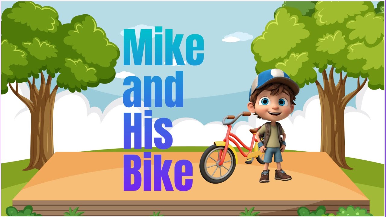 Mike and His Bike | 1-Minute Reading Practice with Long Vowel i - YouTube
