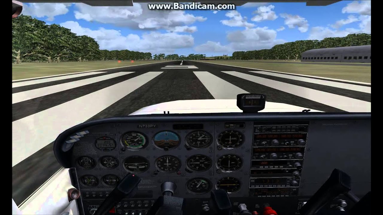 FSX Private Pilot Training Cessna 172N "Crosswind Landings" - YouTube