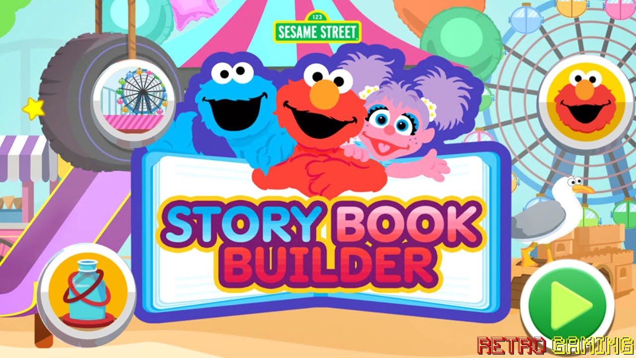 Elmo | Story Book Builder at the Carnival Playing Games | Sesame Street ...