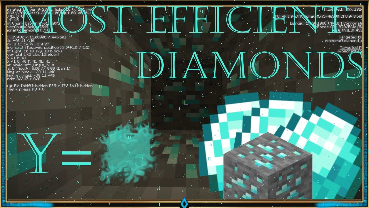 The BEST diamond mining technique - MOST efficient Y-axis and strategy ...