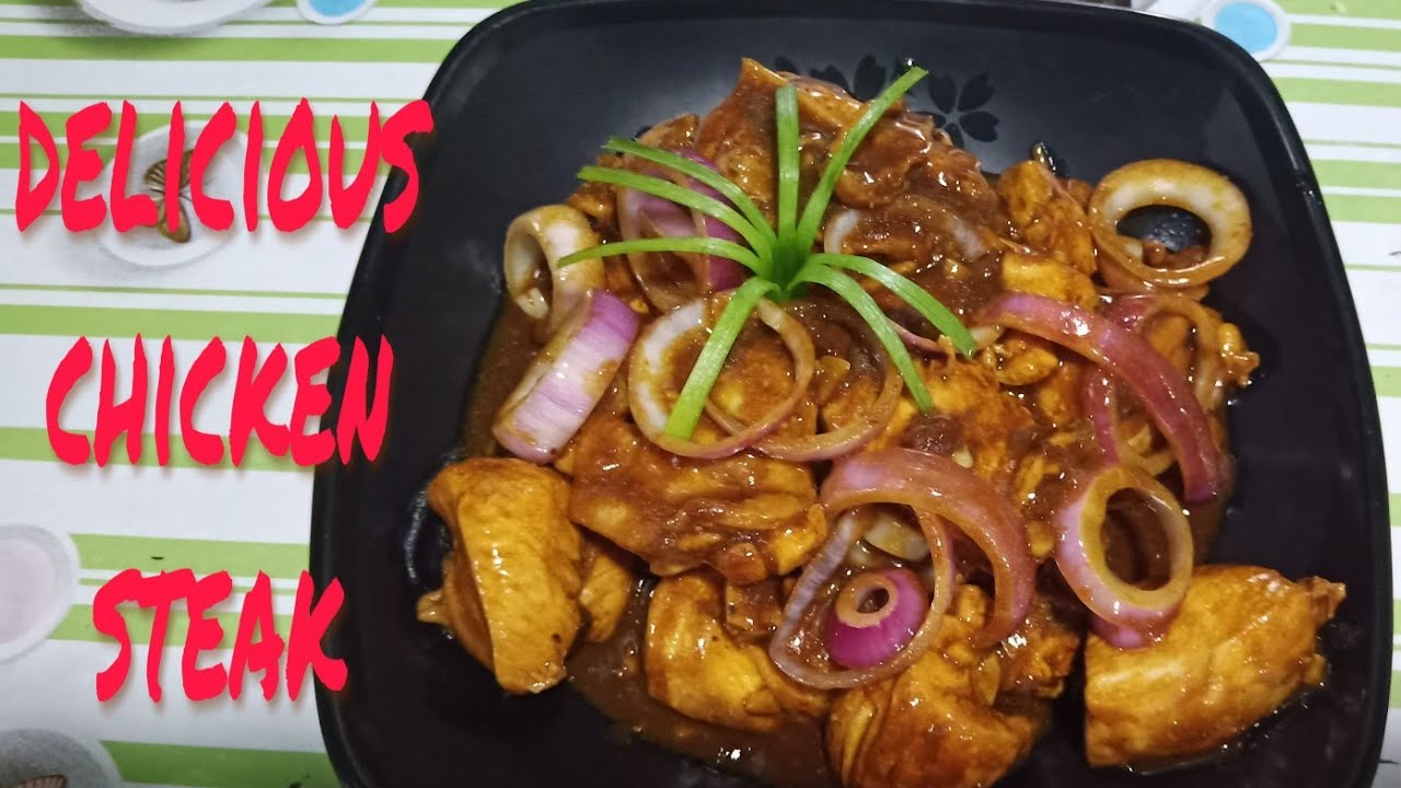How to cook chicken steak | home recipe - YouTube