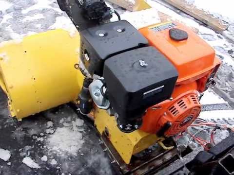 ATV Homemade Snowblower, Lifan 15 hp - YouTube