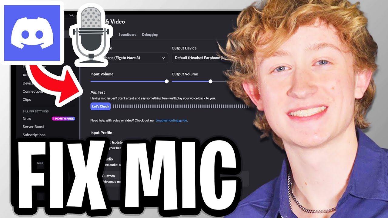 How To Fix Mic Not Working On Discord - Step By Step - YouTube