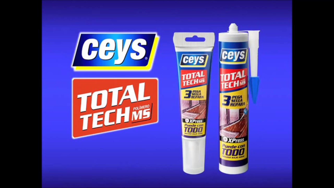 Ceys Total Tech. Sellador Adhesivo Multiusos - YouTube