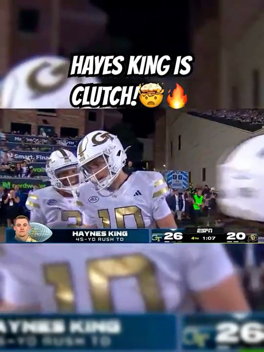 Hayes King GAME WINNING TOUCHDOWN Vs Colorado! #cfb #colorado # ...