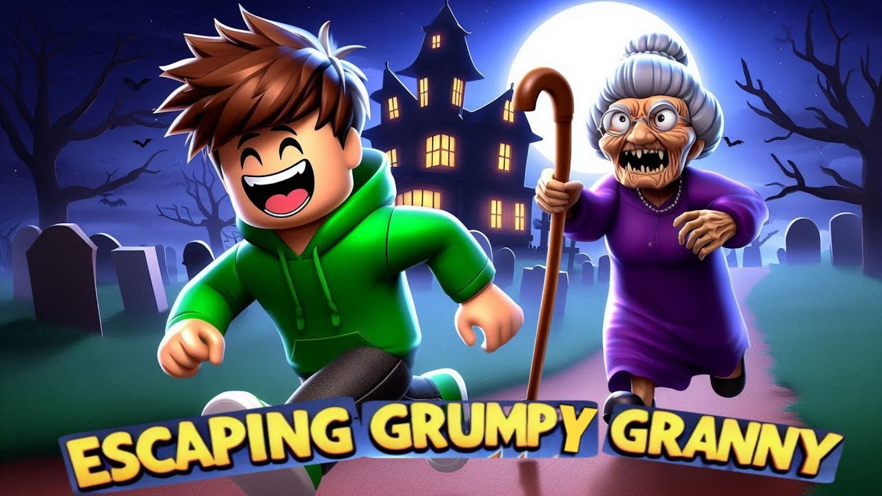 *Getting Chased By An Grumpy Granny*. Roblox Gameplay #5 - YouTube
