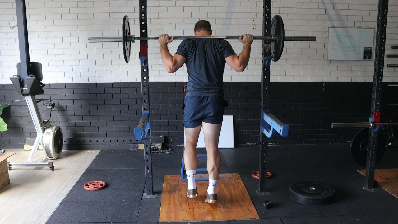 Standing Calf Isometric - YouTube