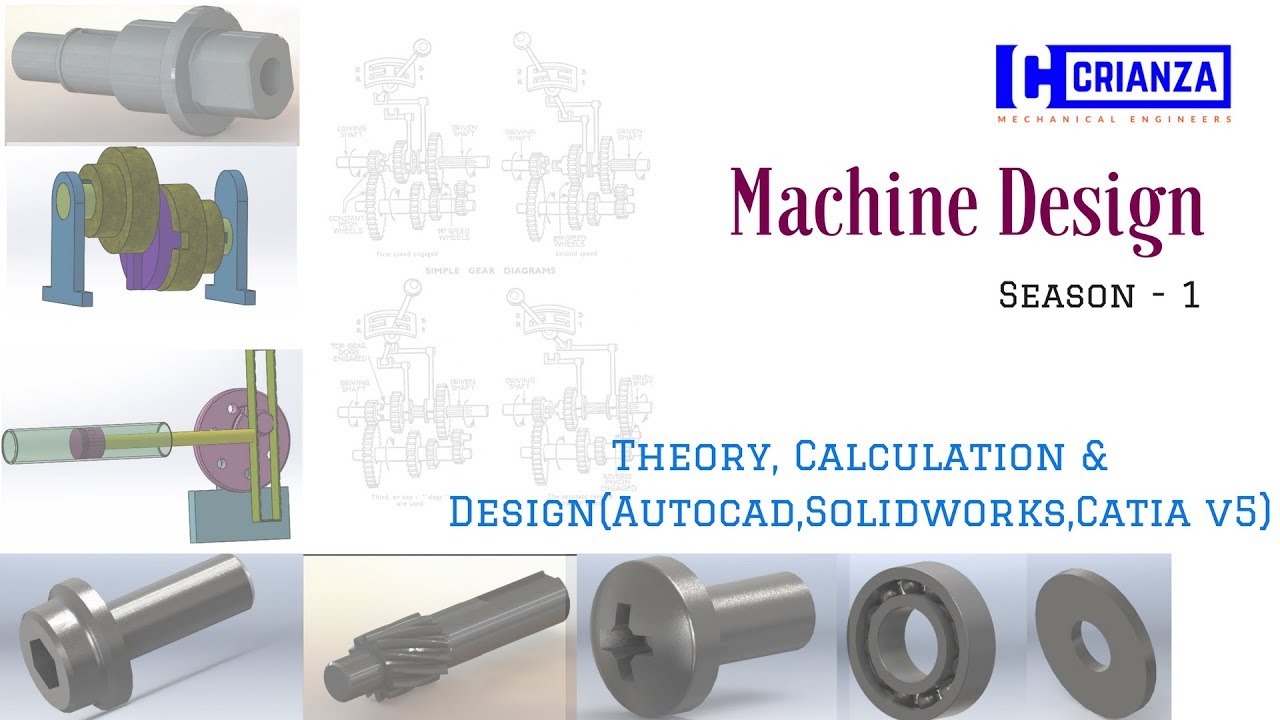 Machine Design (V.B Bhandari) with CAD Software - S1L0 - YouTube
