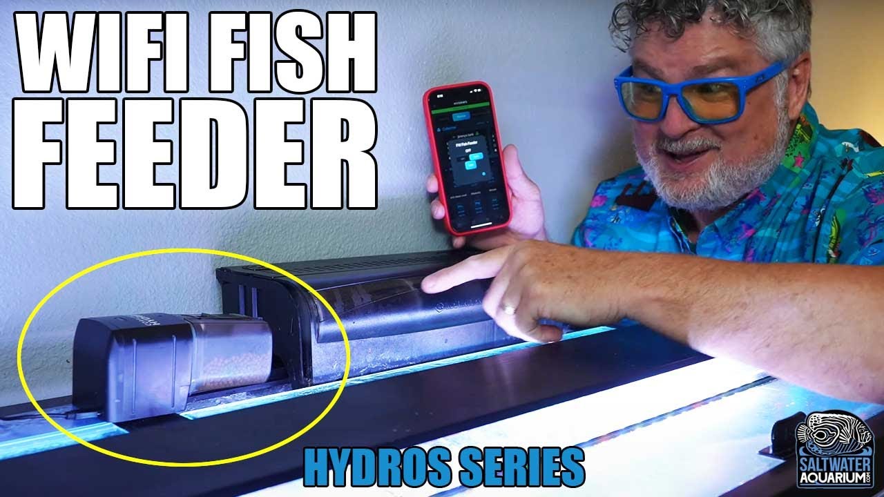 WIFI Automatic Fish Feeder & Power Strip Set-Up - Hydros Series - YouTube
