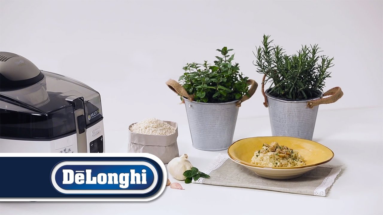 Rice with Porcini Mushrooms Recipe for De'Longhi MultiFry - YouTube