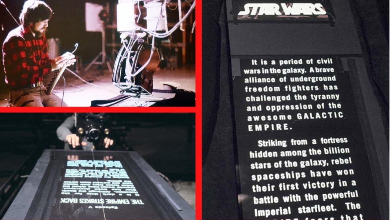 Making The Star Wars Opening Crawl In The 70’s & 80’s Was HARD - YouTube