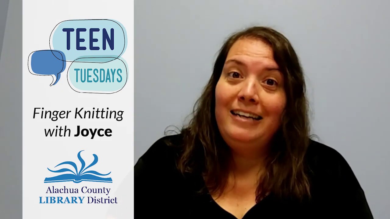 Teen Tuesday: Finger Knitting Snake - YouTube