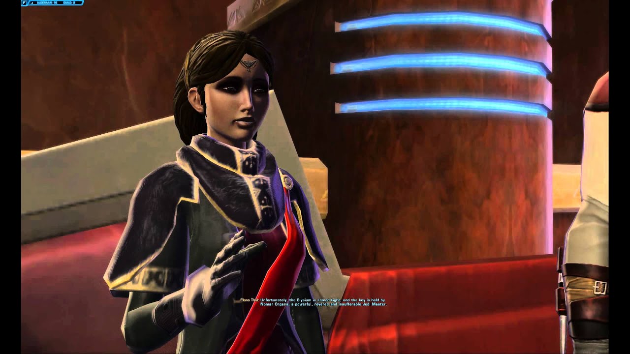 SWTOR - Sith Sorcerer - The Secret of the Jedi - Alderaan - YouTube