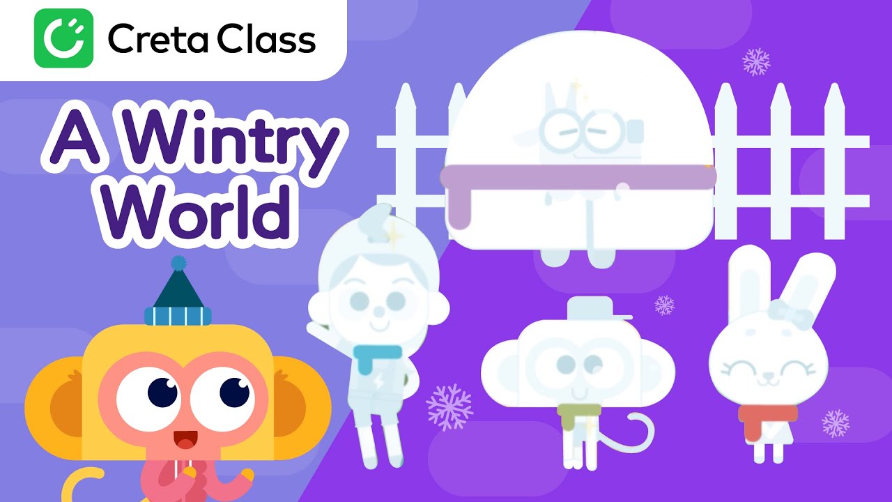 A Wintry World | Interesting Math Lesson | Math Cartoon | Creta Class ...