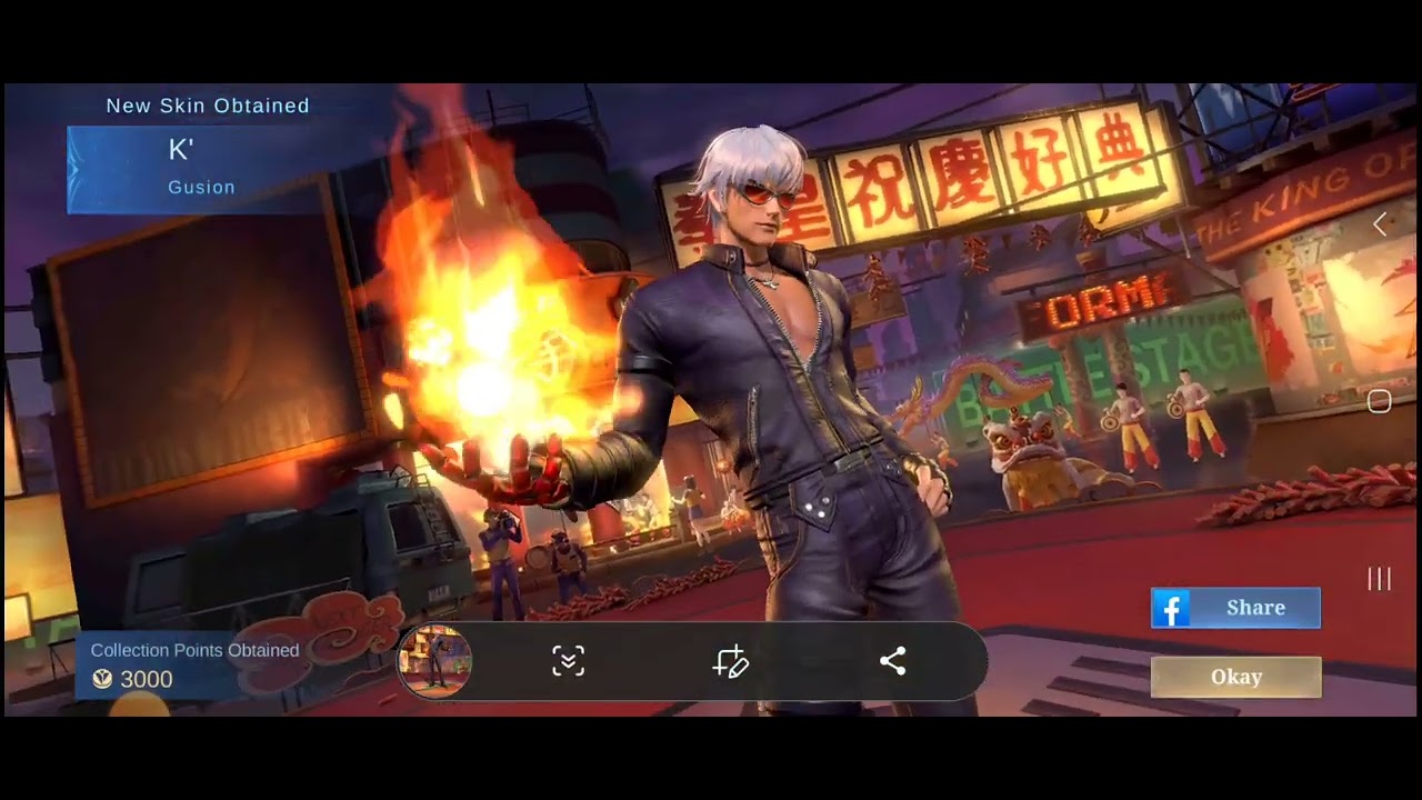 KOF 2025 DRAW WITH GUSION'S K' SKIN - COMBINATION 1-4-3-2!!! CHECK IT ...