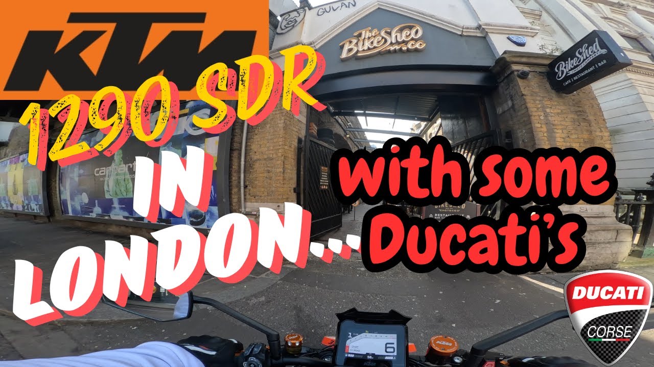 Can a KTM 1290 SDR ride through the Streets of London! - YouTube