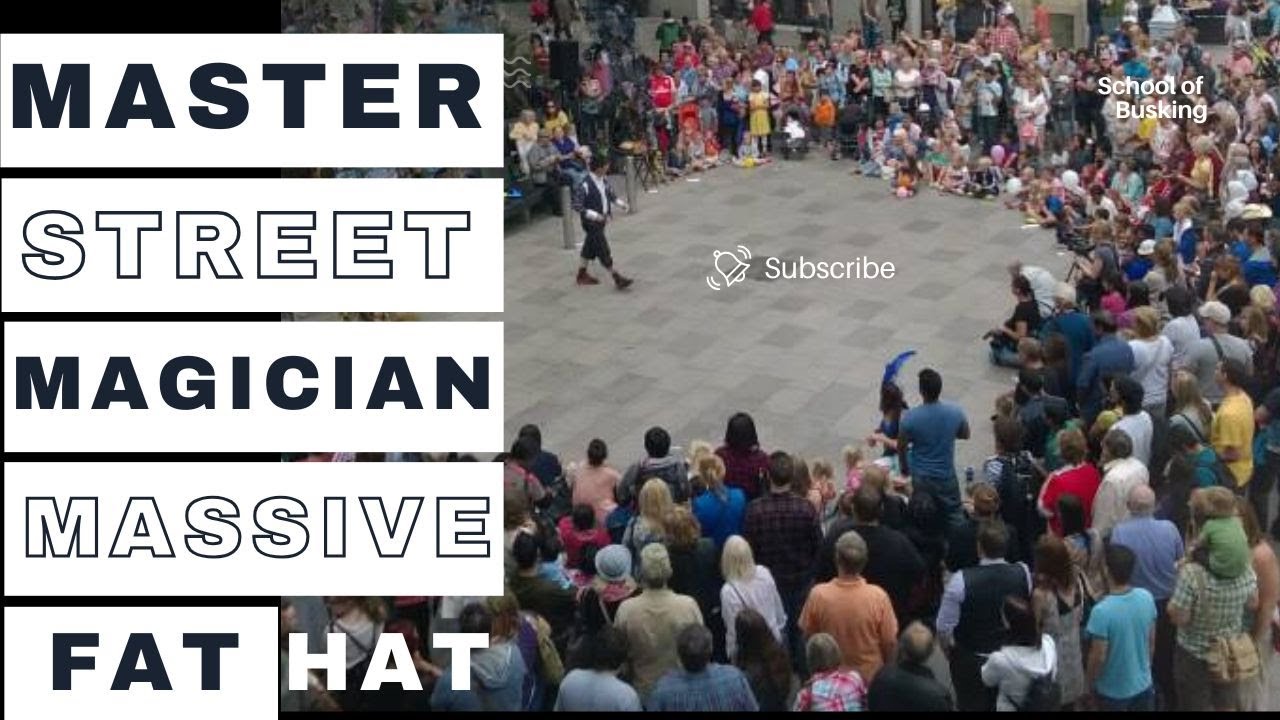 Street Magician, street magic, busking show, by Mario Morris, Cardiff ...