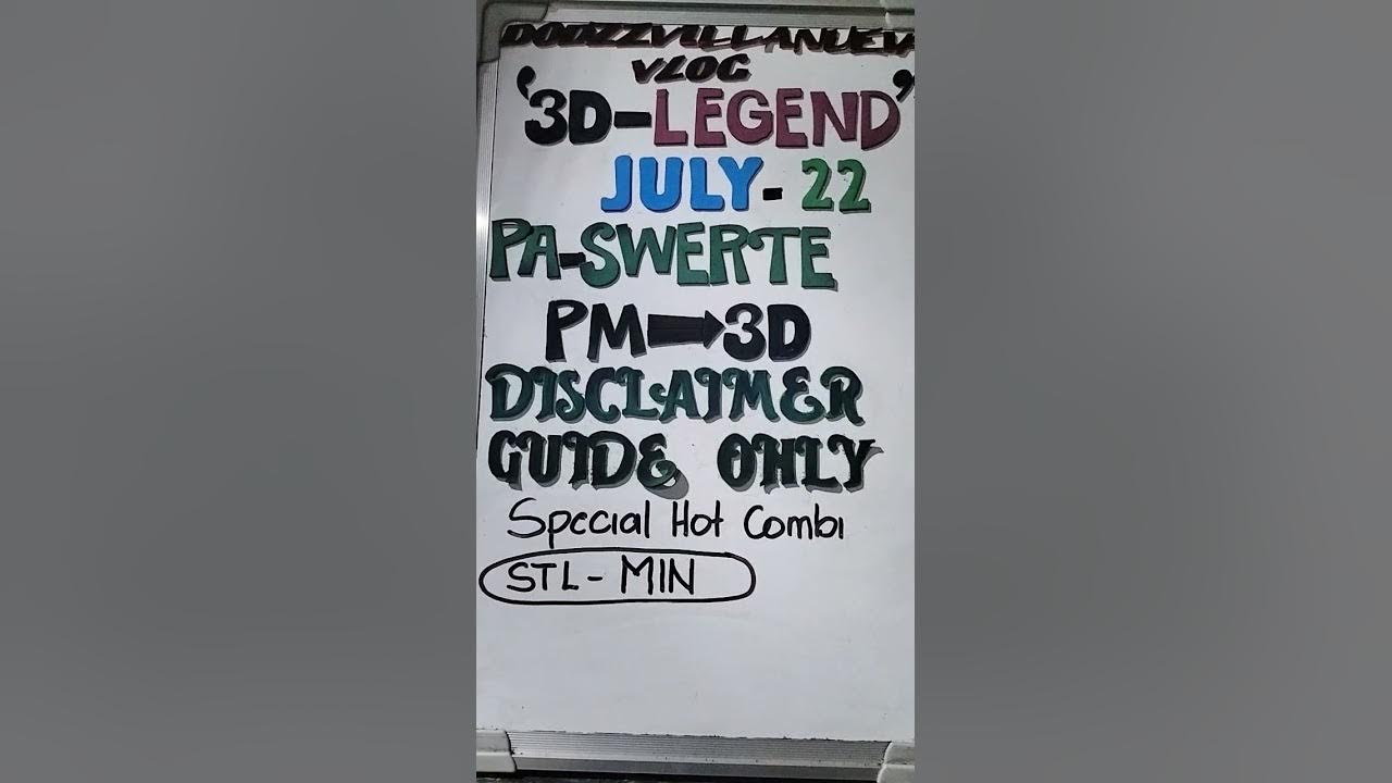 JULY 22, 2023 STL MIN/ VIS ALL DRAWS - YouTube